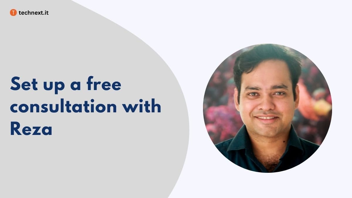 Book a Meeting with Reza!