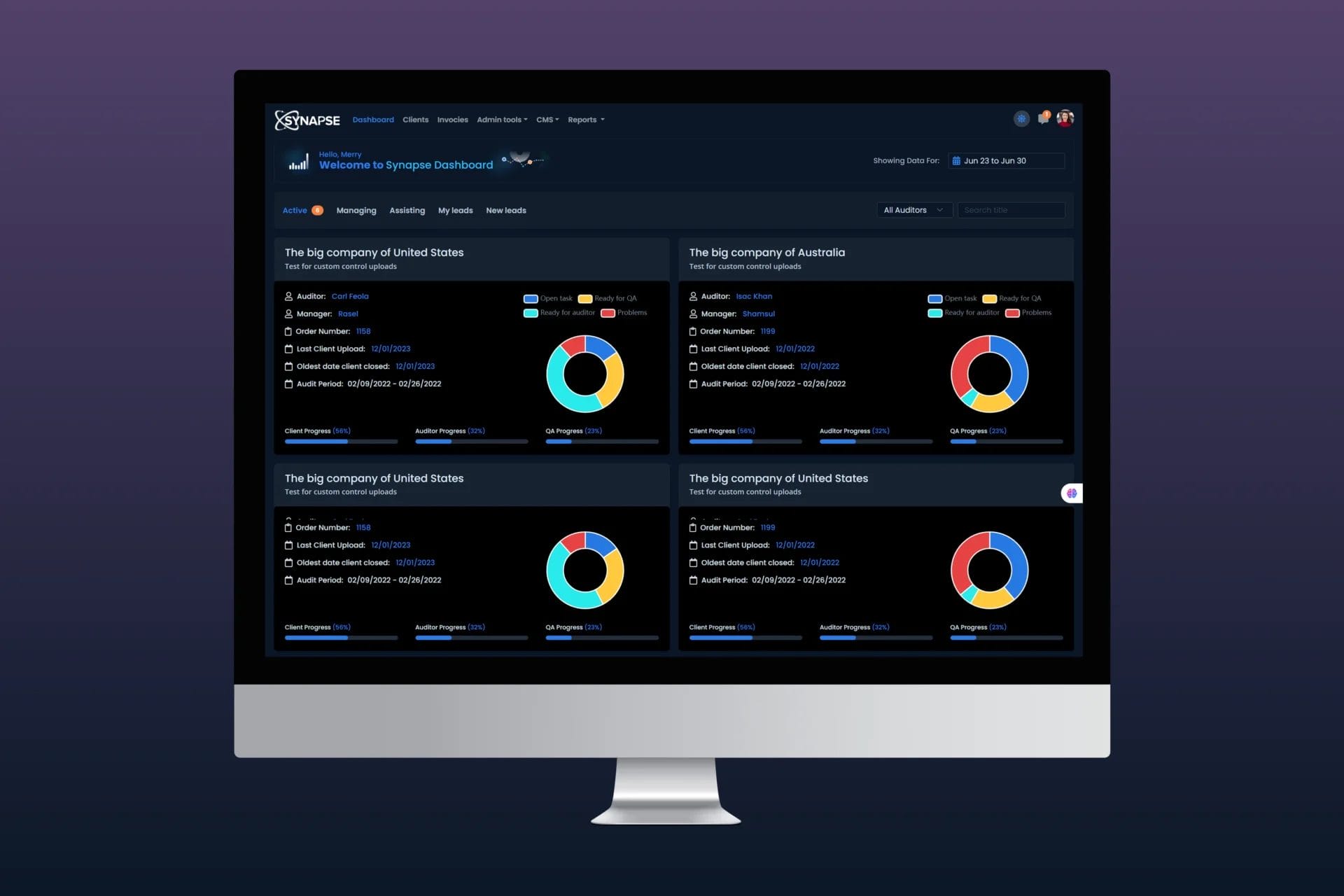 Synapse: Building a Healthcare Audit Dashboard Web App for the US ...